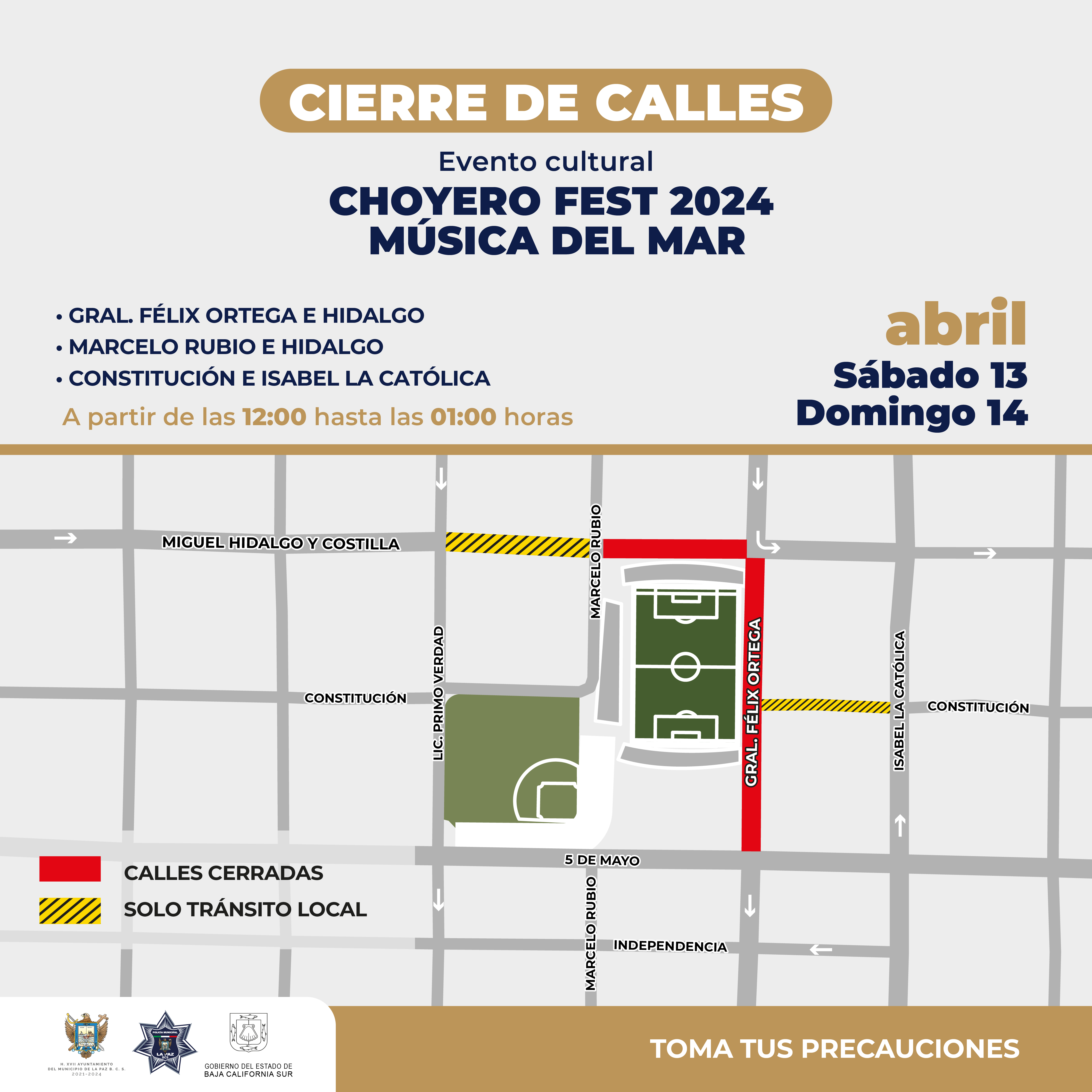 Habrá cierre vial en calles circundantes al Estadio Guaycura para el ...