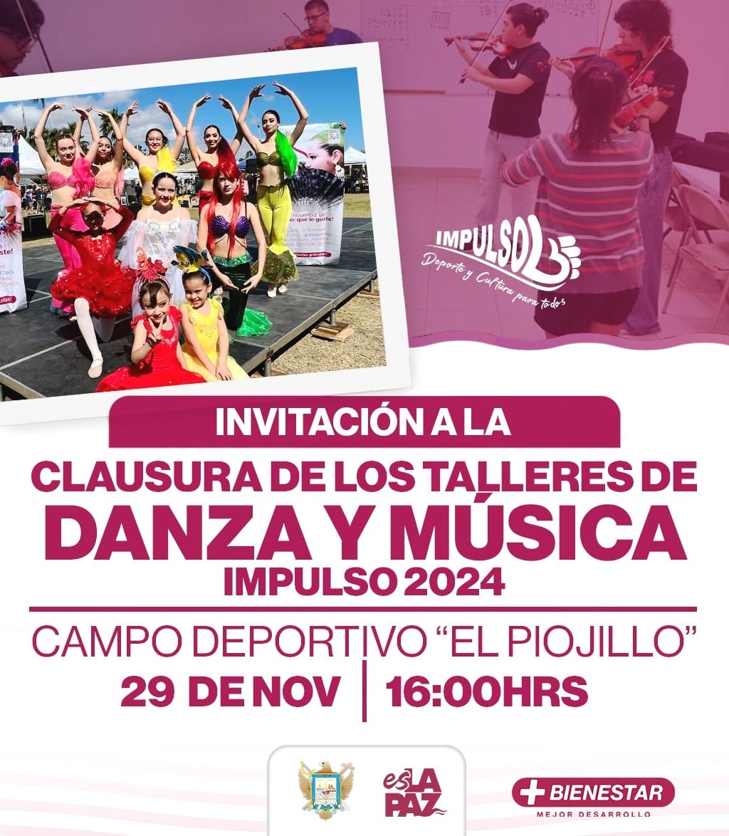 Clausurarán talleres Impulso en el CDM “El Piojillo”