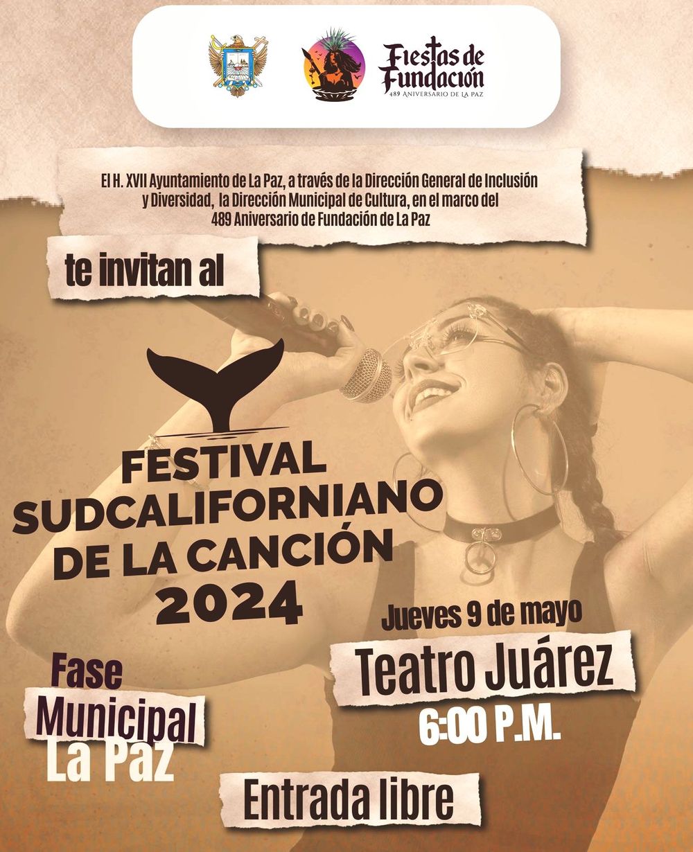 Todo listo para el Festival Sudcaliforniano de la Canción Todo listo para el Festival Sudcaliforniano de la Canción